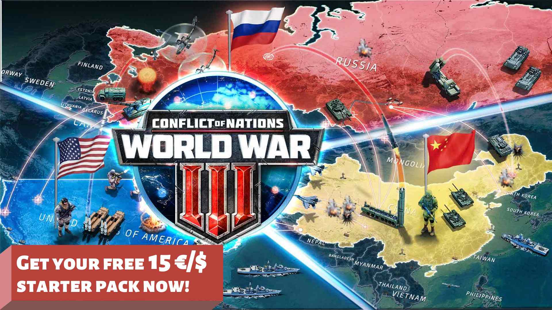 Conflict Of Nations WW3 Free Starter Pack Promo Codes